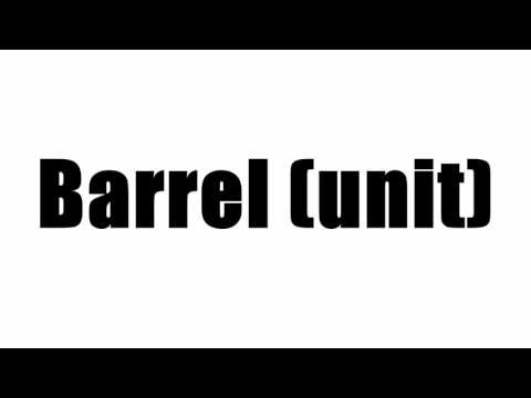 Barrel (unit)