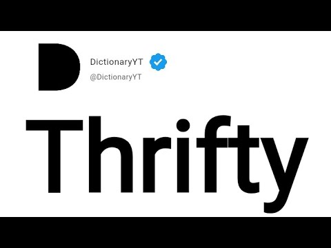 Thrifty Meaning in English