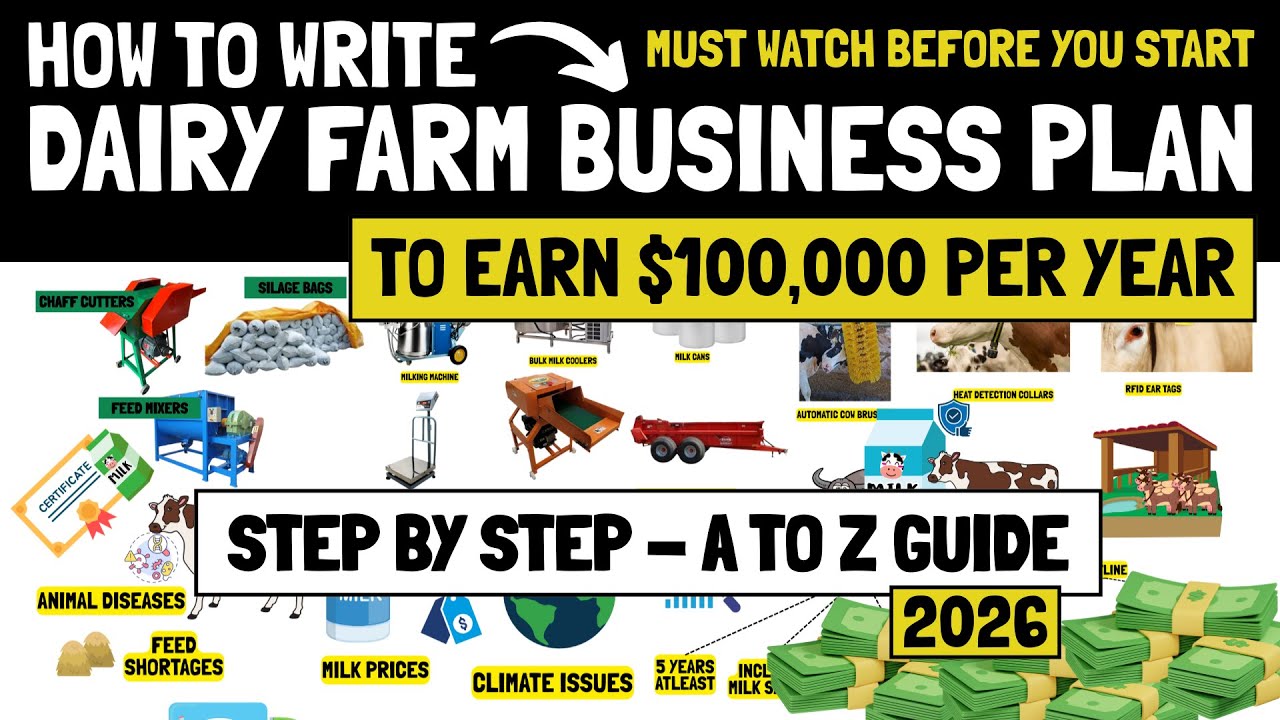 How to Write Dairy Farm Business Plan to Start Dairy Farm Business in 2026