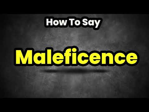 How To Pronounce Maleficence? (CORRECTLY) Meaning & Pronunciation
