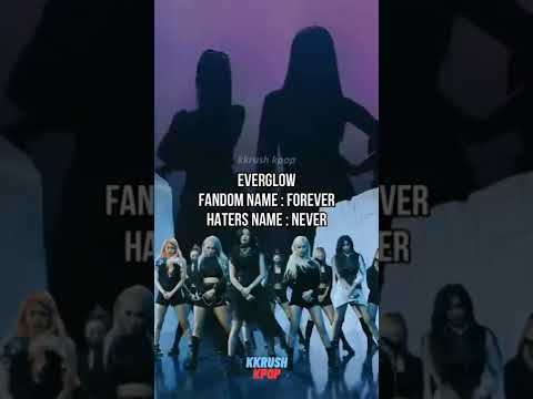 Fandom name vs hater name of each kpop group| #shorts #kpop #blackpink #twice #straykids #everglow