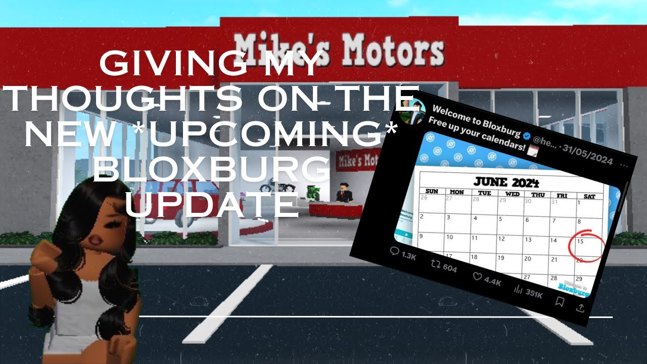 My *OPINION* ON THE NEW *UPCOMING* BLOXBURG UPDATE- JUNE 2024. |BLOXBURG