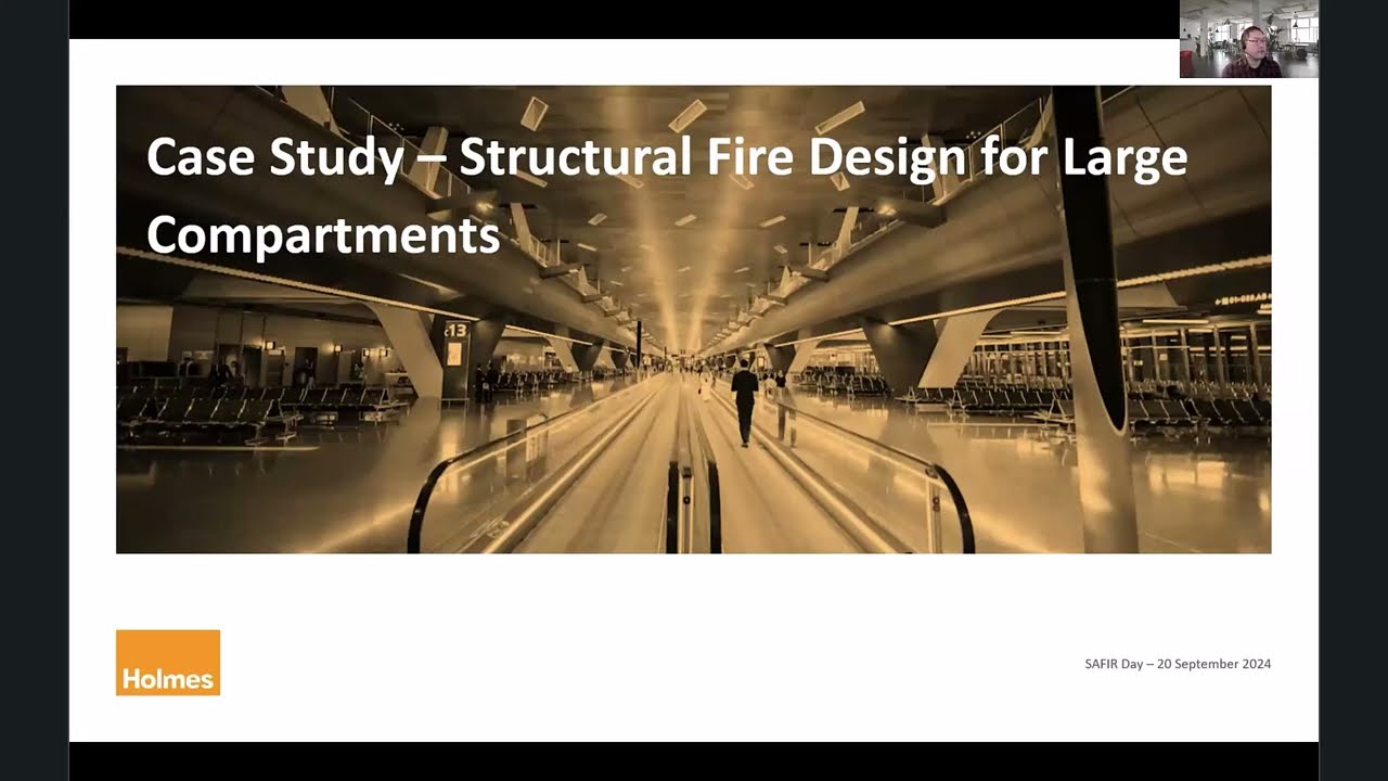 Holmes - SAFIR and GoZone for structural fire design of large compartments