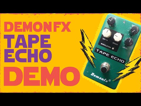 Demon FX DemonFx Tape Echo Delay Electric Guitar Clone Pedal | Reverb