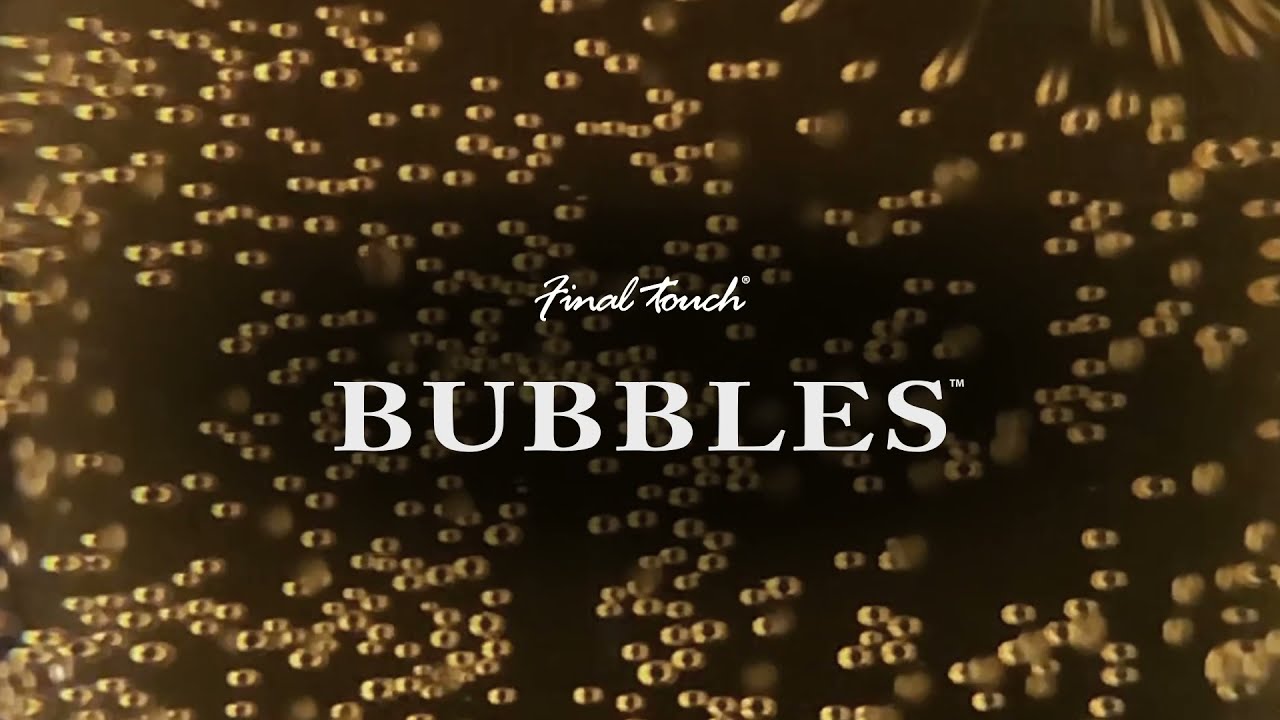 Final Touch® BUBBLES Sparkling Wine / Champagne Stemless Glasses