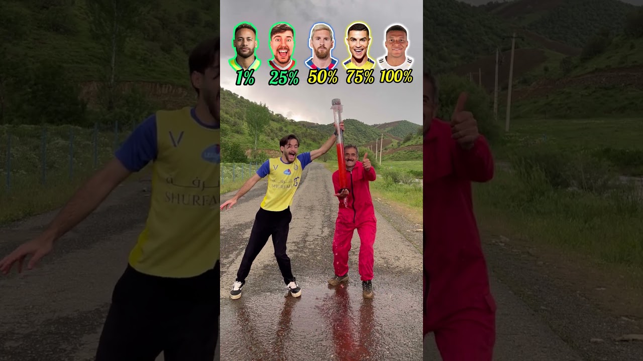 Who Did It Faster?! YouTubers or Footballers?! #football #challenge #youtube #shorts