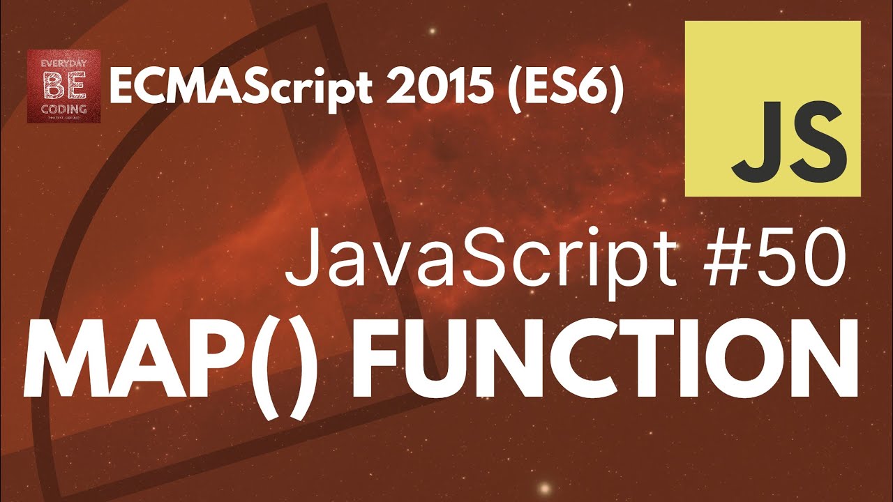 Map method in JavaScript | ECMAScript 5  -#50 @Everyday-Be-Coding
