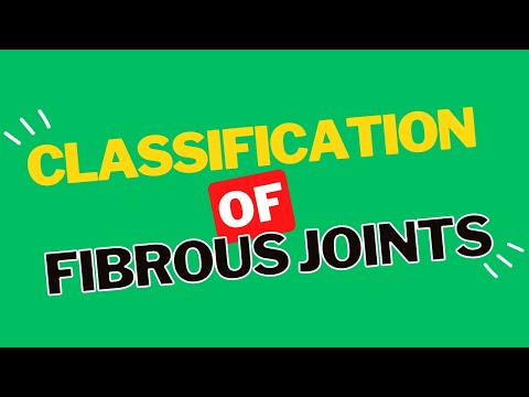 Fibrous joint | Types of fibrous joints | Classification of fibrous joints | Easy explanation