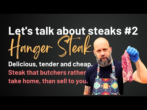 Hanger steak - amazing, cheap alternative steak.