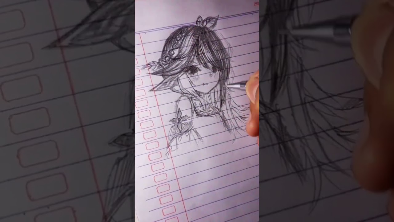 Genshin Impact | Nahida Kusanali | Speed Drawing #shorts