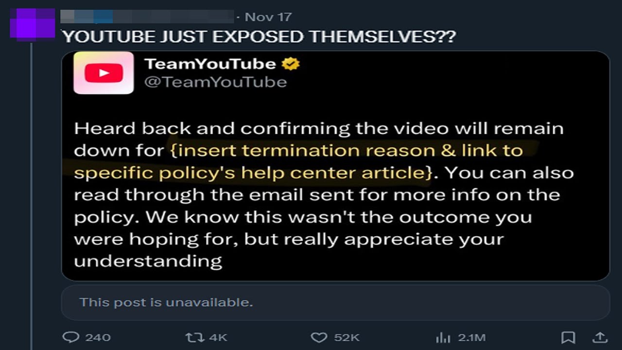 Youtube Just Got Exposed