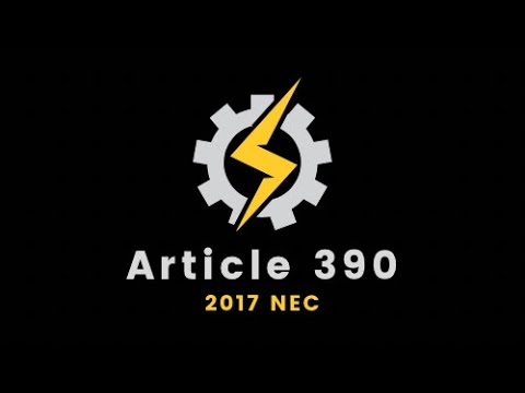 NEC Exam Tips - Article 390 - Digital Flash Card