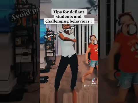 Tips for defiant students and challenging behaviors
