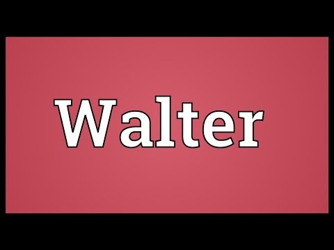 Walter Meaning