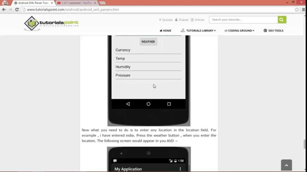 Android - XML Parser Tutorial