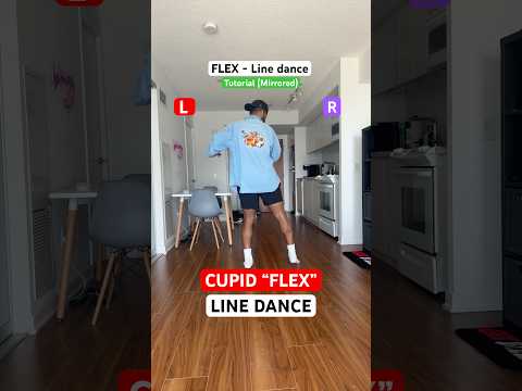 FLEX - Cupid Line Dance Tutorial #flexlinedancechallenge #linedance #tutorial
