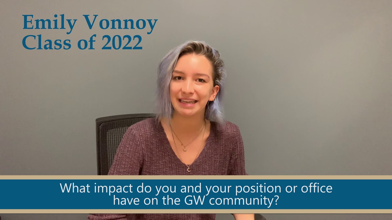 What impact do you have on the GW community?