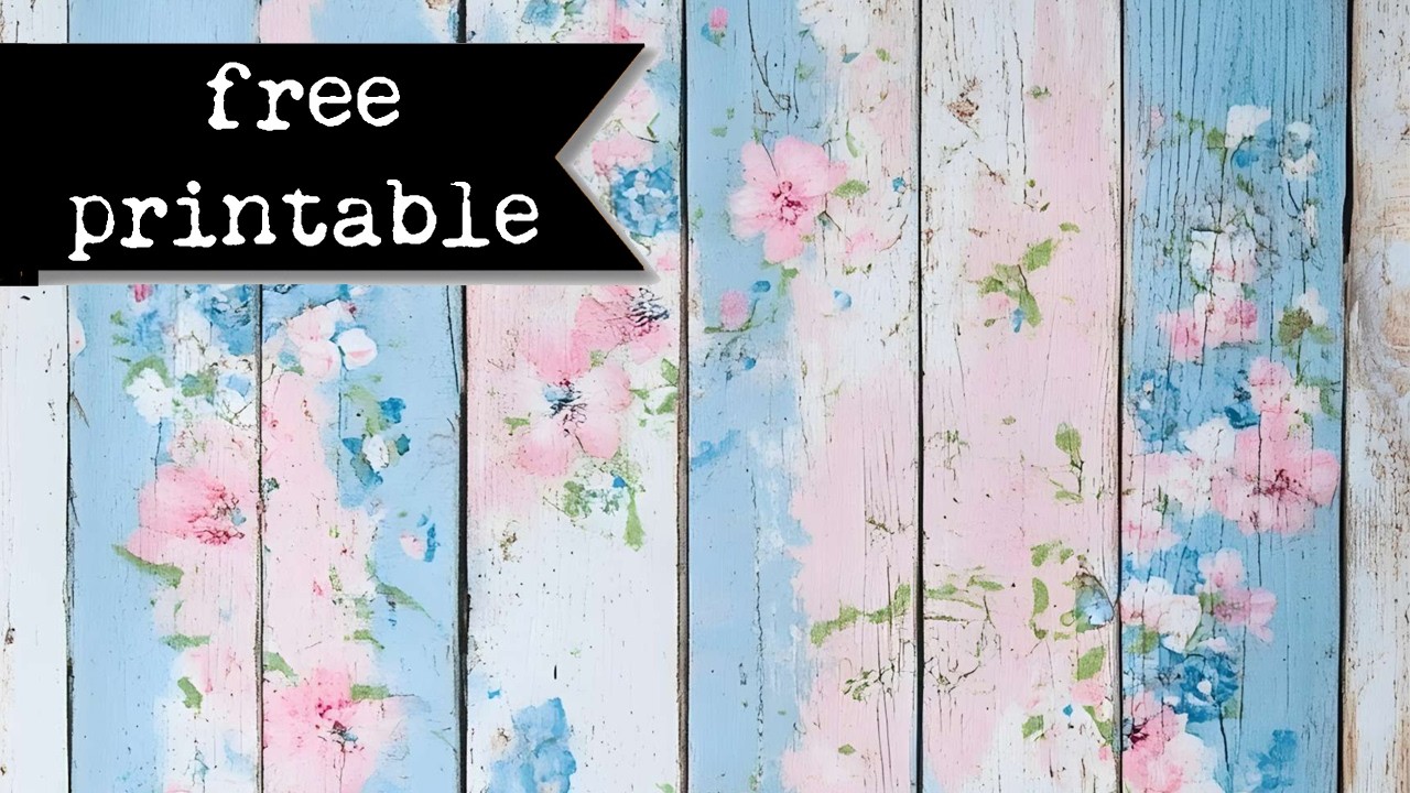 🎁 Free Digital Papers for Crafts | Friday Freebie Printable Download