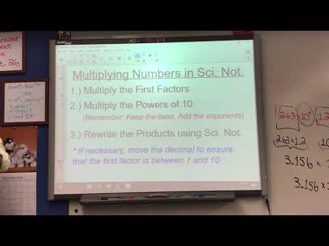 Mancini’s Math- Dividing Numbers in Scientific Notation