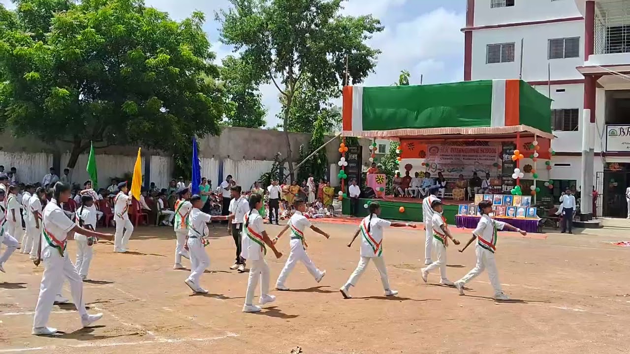 15th august Parade Performance in BR International School Charadih 