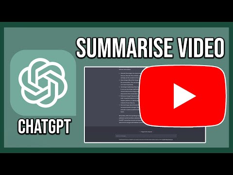 How To Summarise A Youtube Video With Chatgpt (Tutorial)