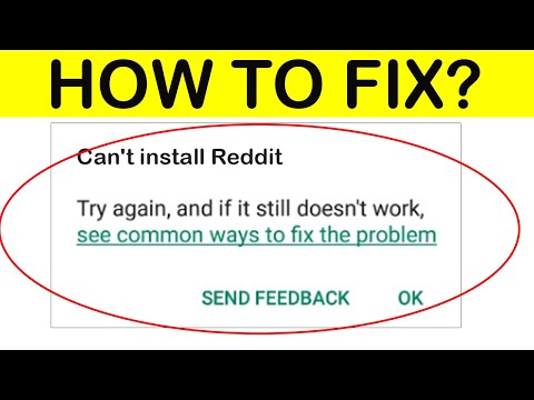 How to Fix Can't Install Reddit App in Google Play Store | Reddit App Not Install Problem
