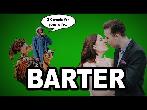 🤝 Learn English Words - BARTER - Meaning, Vocabulary with Pictures and Examples