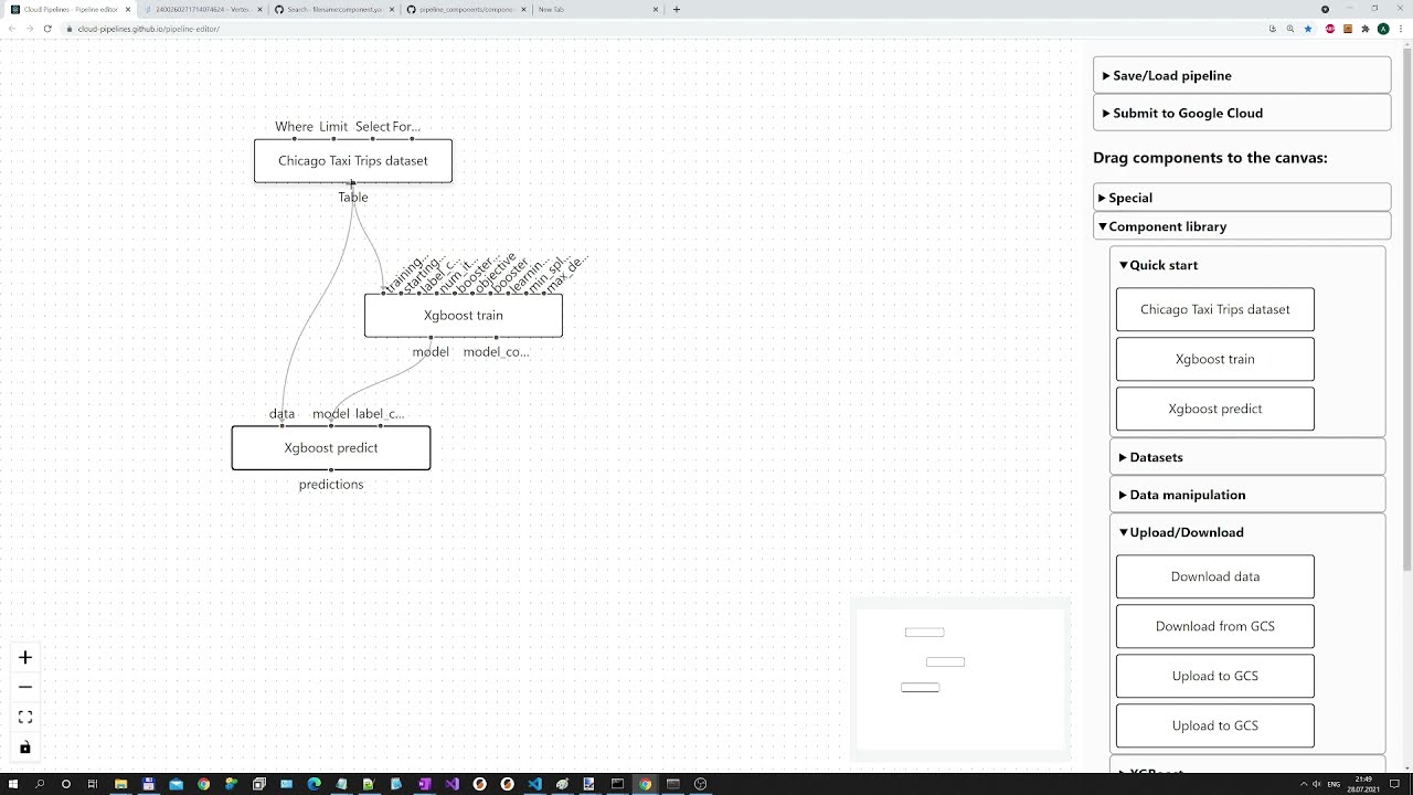Cloud Pipelines - Build machine learning pipelines without writing code