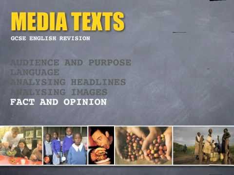 Media Texts - Fact & Opinion