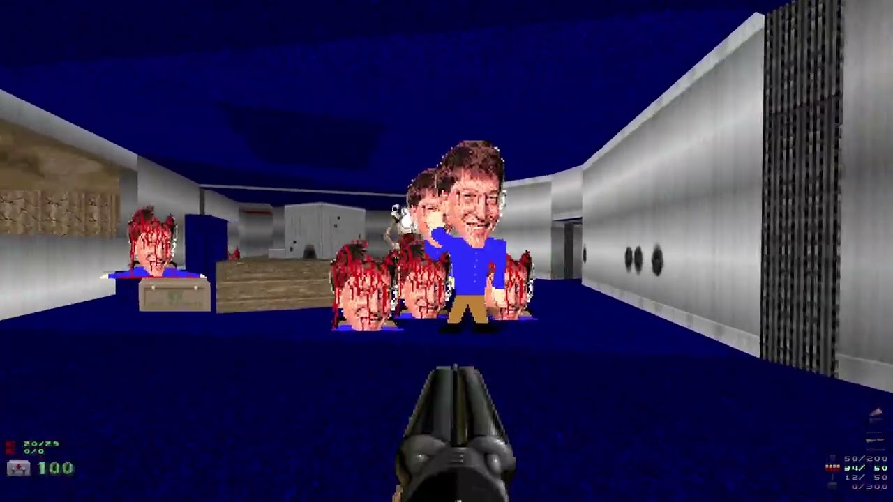 Doom 2 Custom Enemy-Bill Gates Modification