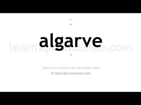 How to pronounce Algarve | English pronunciation