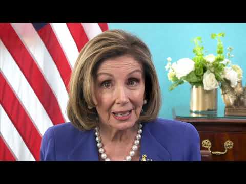 Speaker of the House Nancy Pelosi speaks at NAN's 2021 Virtual Convention