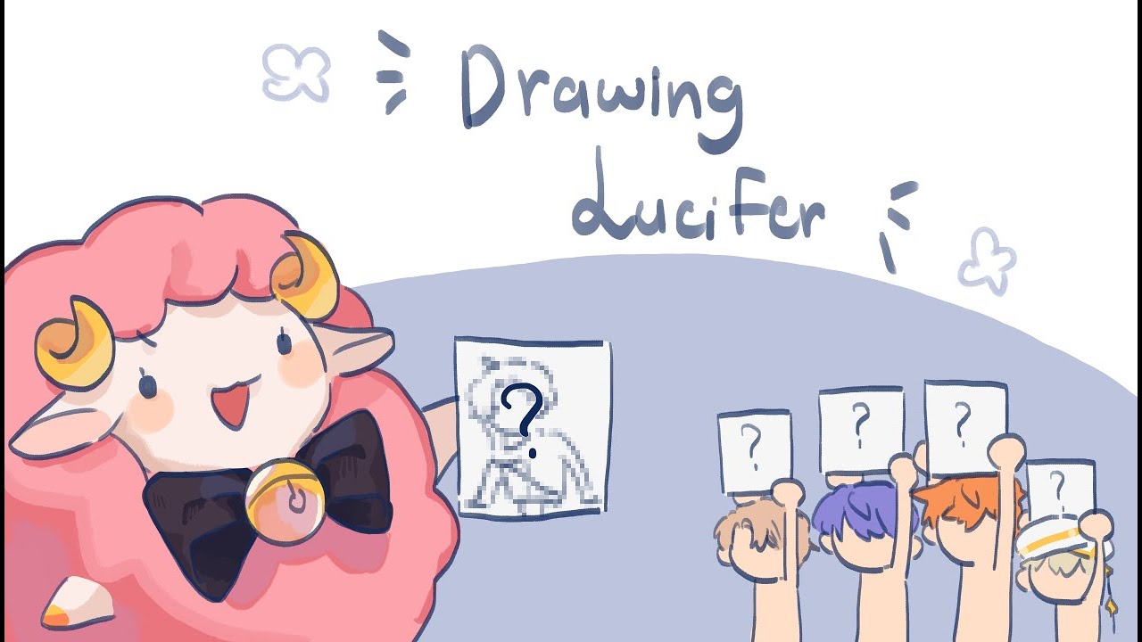 Obey Me! Animation - Drawing Lucifer