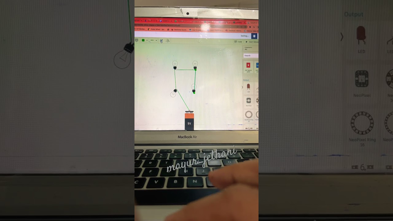 2nd Project #tinkercad #circuit #circuitdesign #design #mayurjethani
