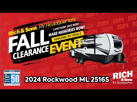 2024 Rockwood ML 2516S Rich & Sons RV Headquarter's Fall Clearance Event