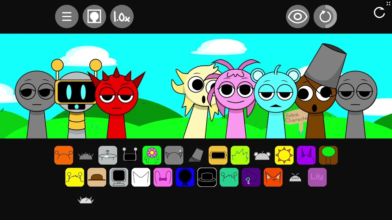 Sprunki Extra Characters v1.3-v1.0sβ FULL SHOWCASE