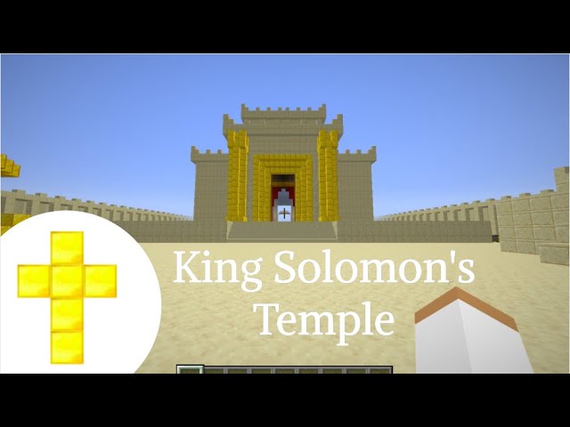 King Solomon's Temple Minecraft Map