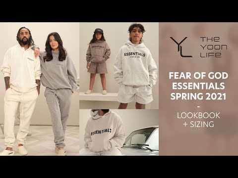FEAR OF GOD ESSENTIALS SPRING 2021 LOOKBOOK + SIZING | MAY 12th & 14th