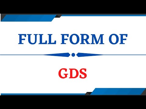 Full Form Of GDS
