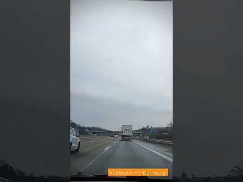 From Mannheim to Frankfurt Airport, Germany on Autobahn A5