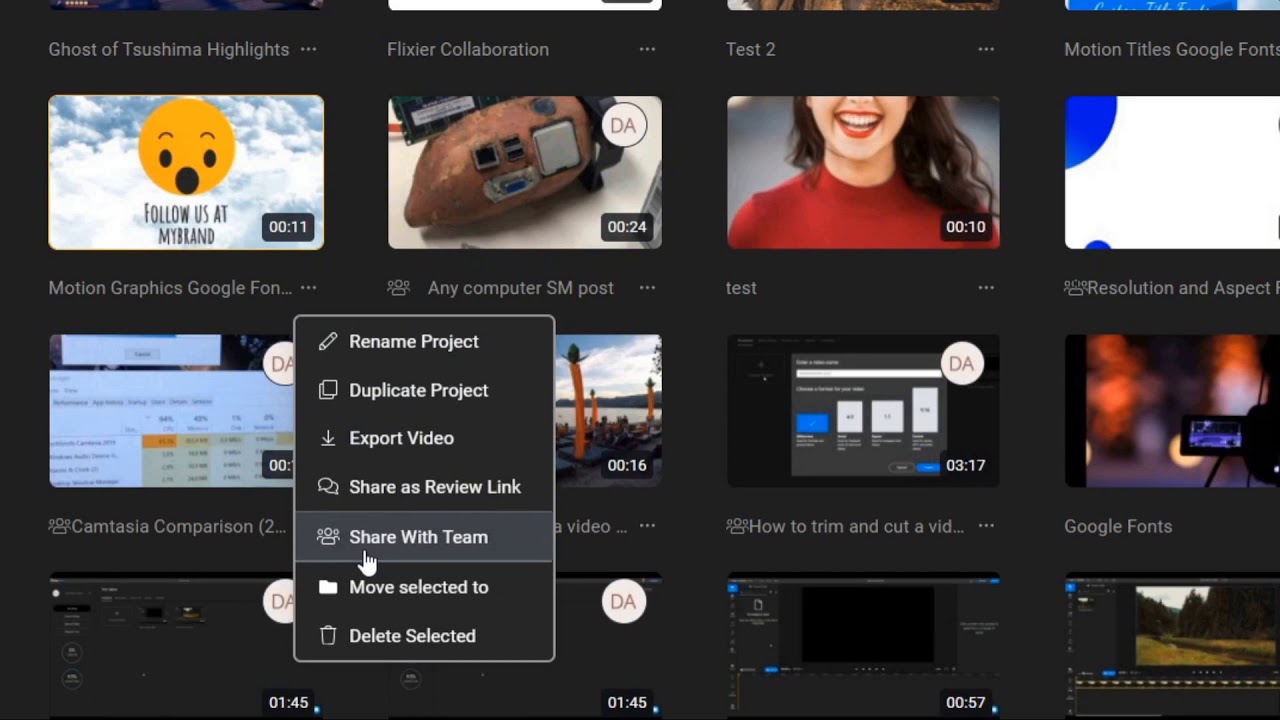 Flixier's FlowPlayer integration
