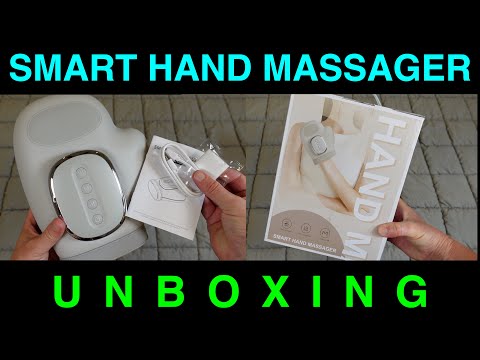 Smart Hand Massager Heat & Compression Unboxing