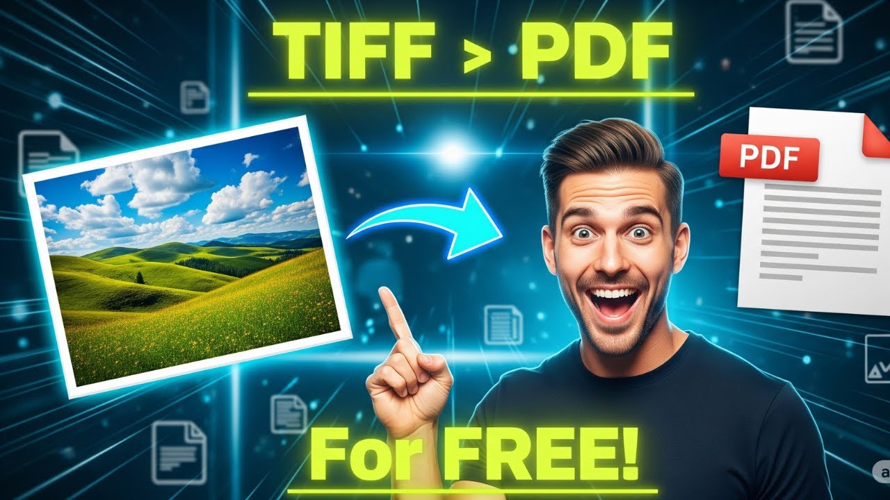 How To Convert TIFF TO PDF For Free
