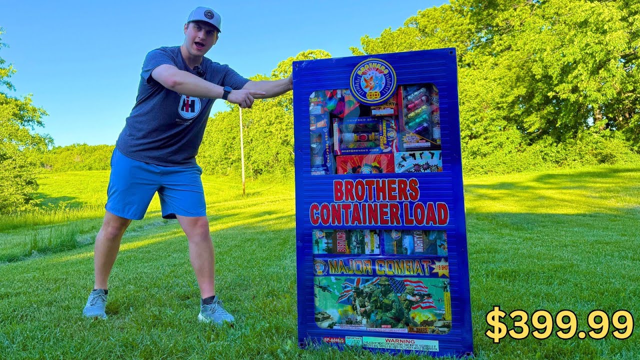 MASSIVE FIREWORK UNBOXING!