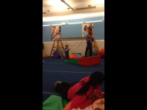 Max's first Gymboree class