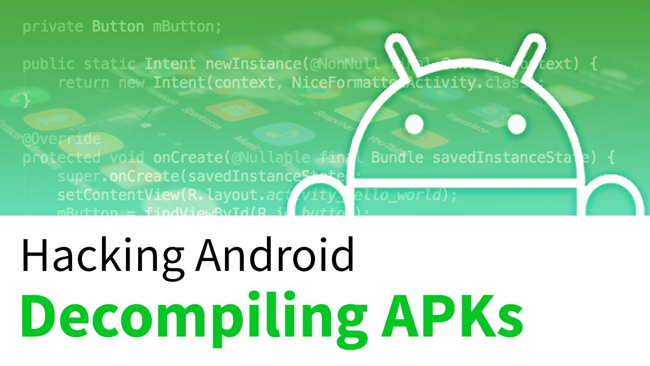 Android Hacking and Penetration Testing - Decompiling APKs