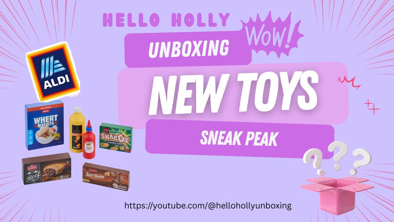 Hello Holly Unboxing Aldi Mini Collections