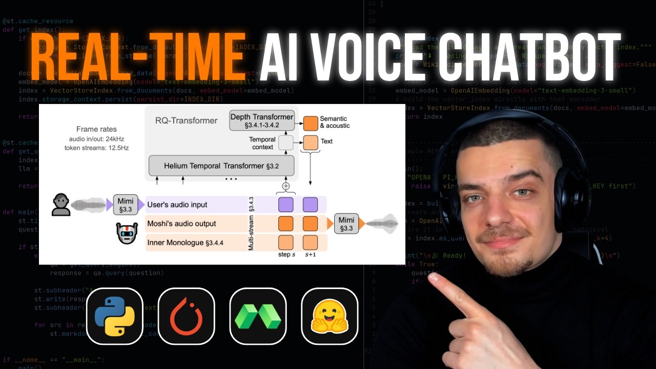 Real-Time AI Voice Chatbot in Python: Full Machine Learning Project