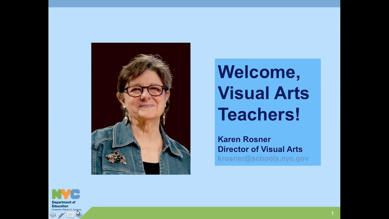 Visual Arts Professional Learning Video