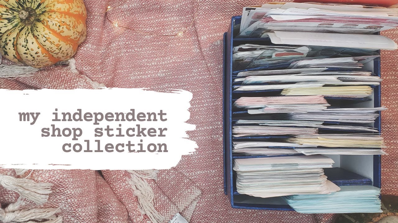 My (independent shop) sticker collection - or as many sheets as I could find!